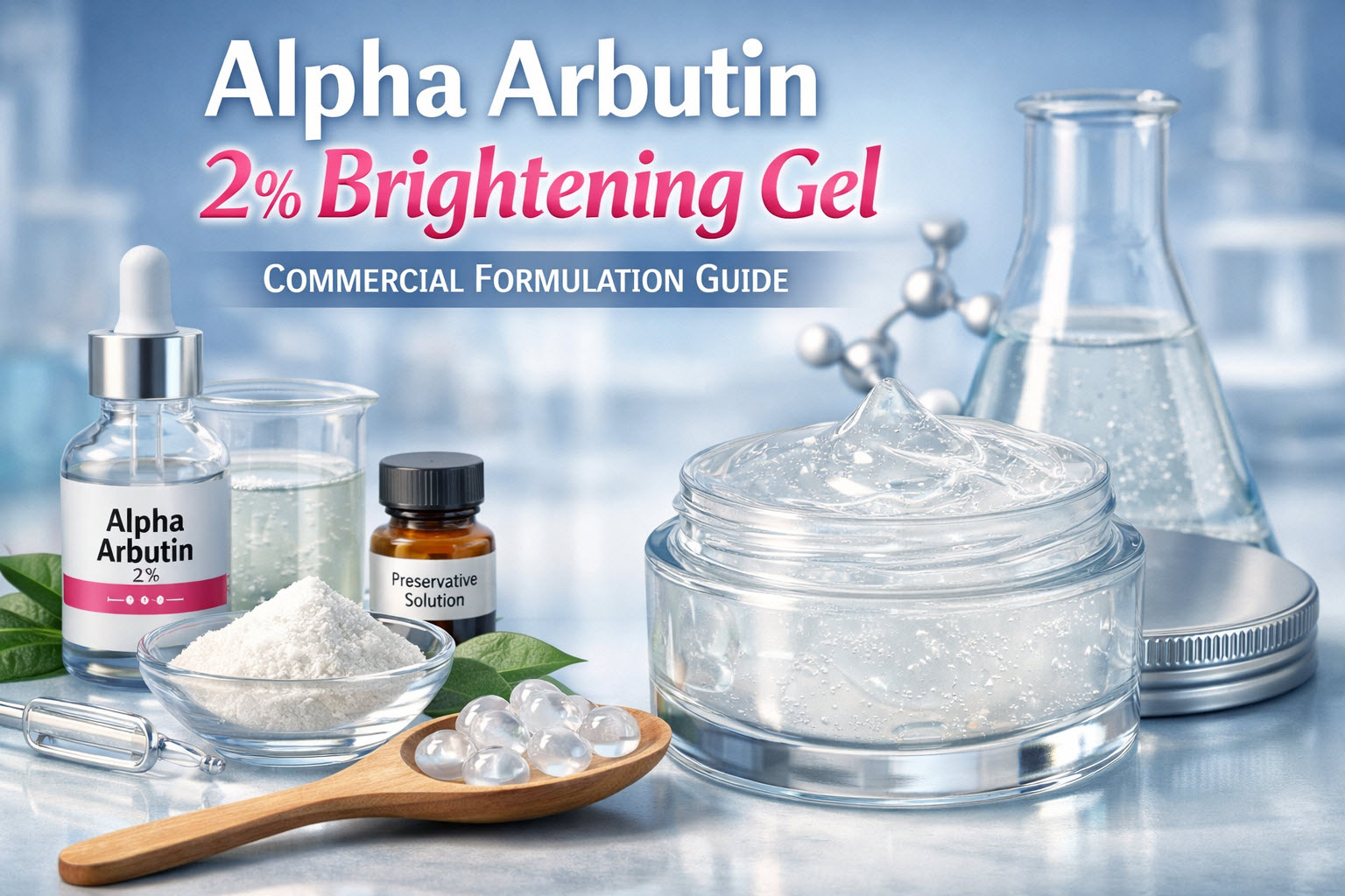 Alpha Arbutin 2% Brightening Gel – Commercial Formulation Guide